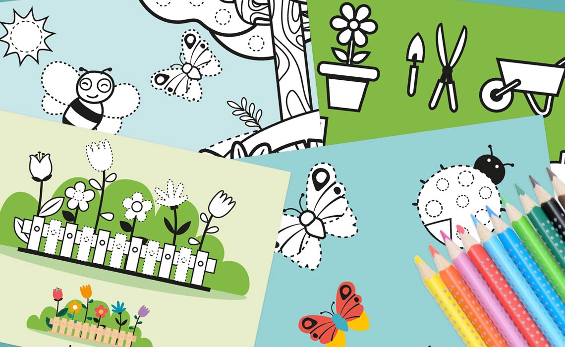 Descarga y colorea ¡la primavera! - Hop'Toys