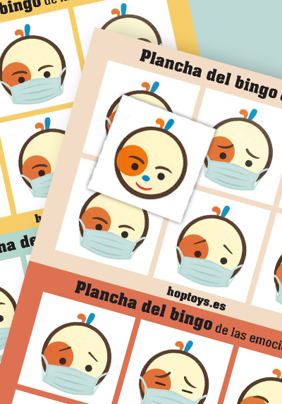 El bingo de las emociones - Hop'Toys