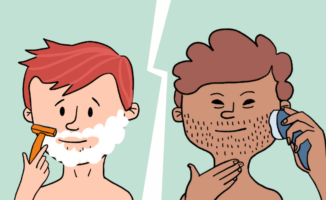 Me afeito solo: Paso a paso - Hop'Toys