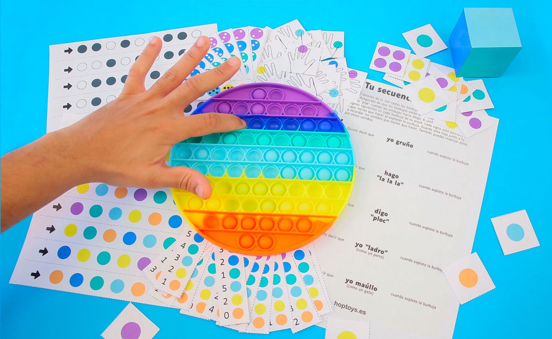 10 actividades para hacer con un Jumbo Pop-it - Hop'Toys